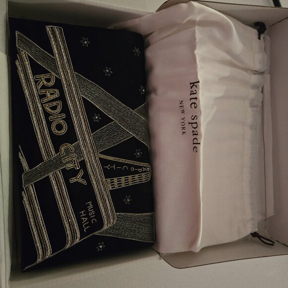kate spade | Bags | Kate Spade 8 Signed Radio City Music Hall Clutch ...